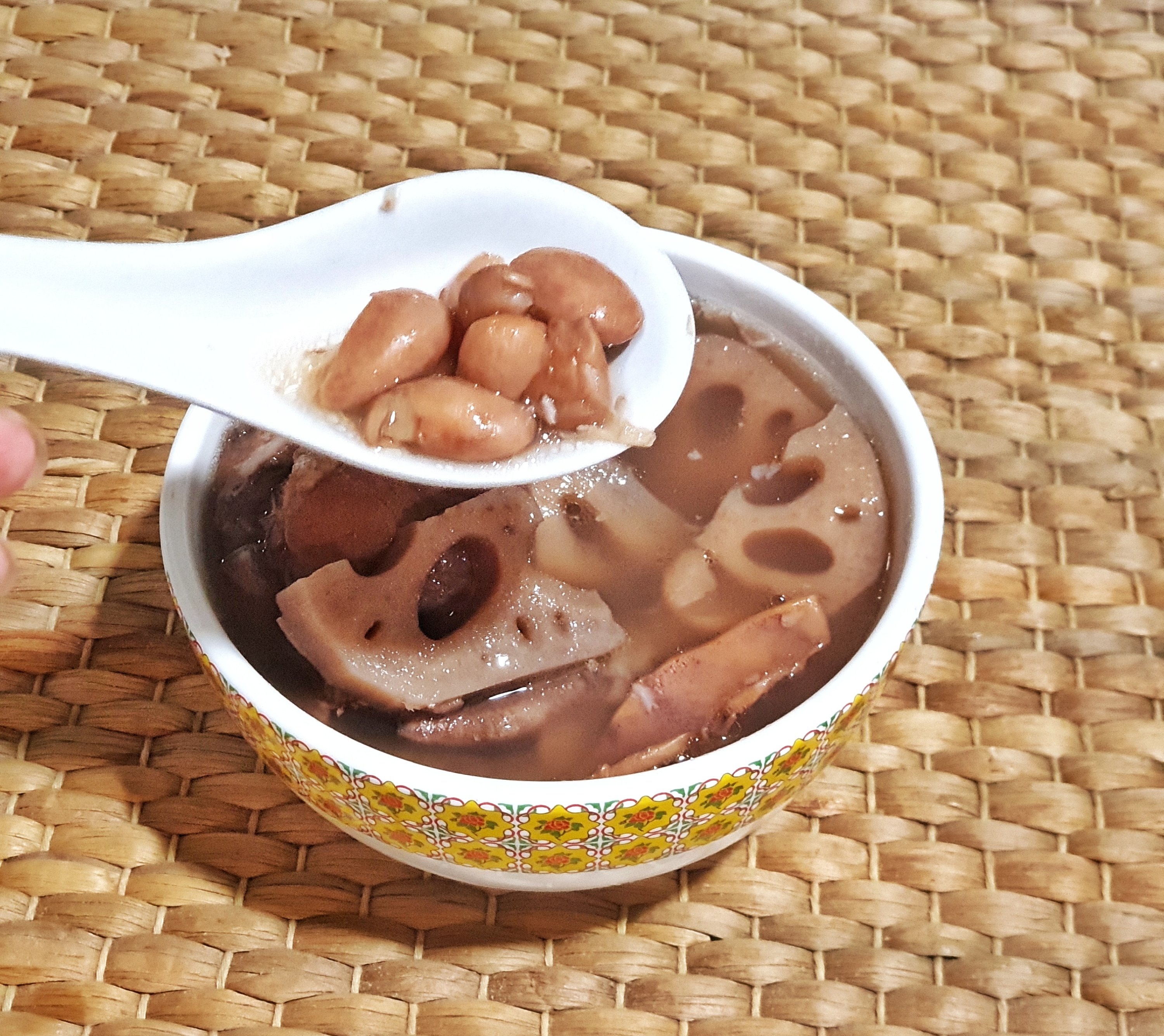 Lotus Root With Cranberry Beans Soup My Chirpy Life Lotus Root With Cranberry Beans Soup My Chirpy Life