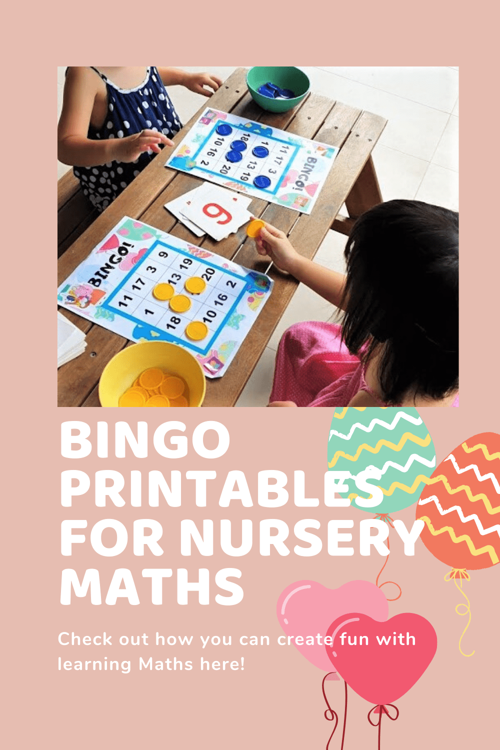 Free Bingo Printables for Nursery Maths to Share | My Chirpy Life